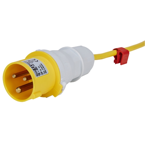 110V 2-Socket Cable Reel (50 meter extension cord) with thermal cut-out ...