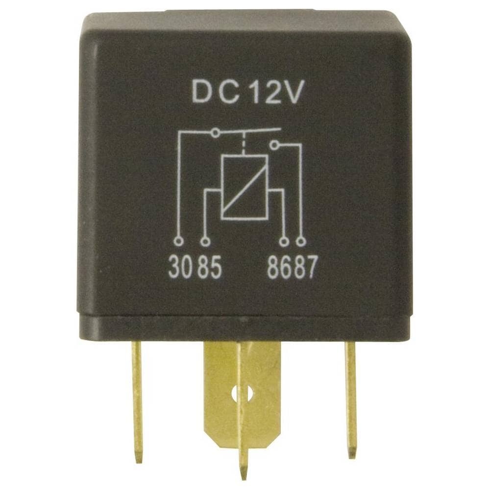 Relay 4-Pin 12V 40A - Pack 5 - Search Workshop Supplies Ltd