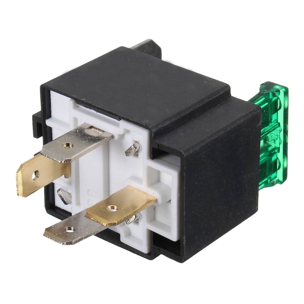 12V 30A Fused 4 Pin Relay with Detachable Bracket - 5 Pack (RY302 ...